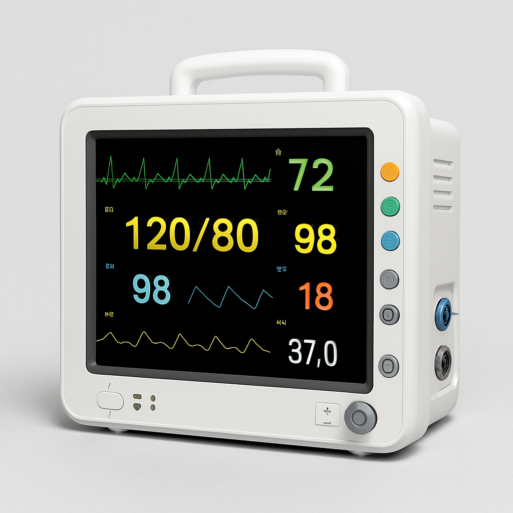 PATIENT MONITOR(12.1in, 12 LEAD ECG, SPO2, RESP, PULSE RATE, IBP, ETCO2 ...